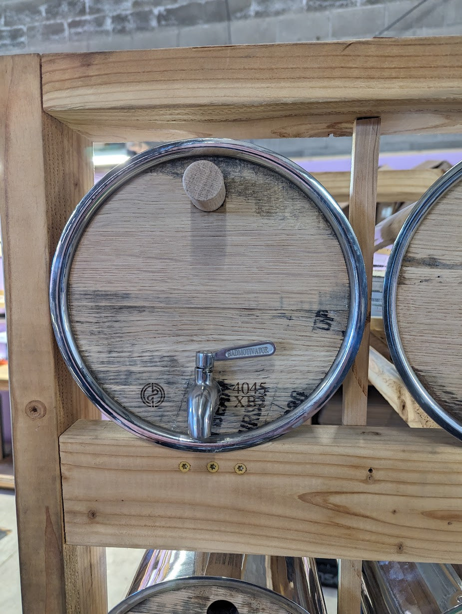American Oak Ex-Bourbon Barrel – Badmotivator Legacy Barrels